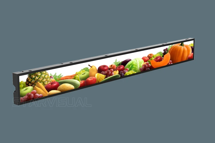 Shelf Edge Digital Bar LCD Display